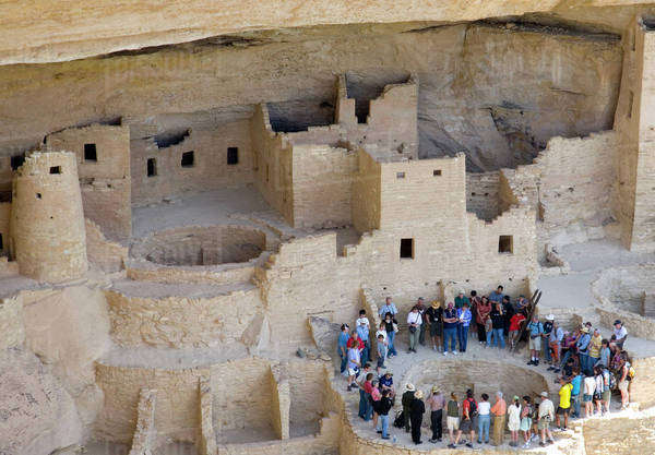 CO, Colorado, Mesa Verde National Park, home of Ancestral Pueblo people ...