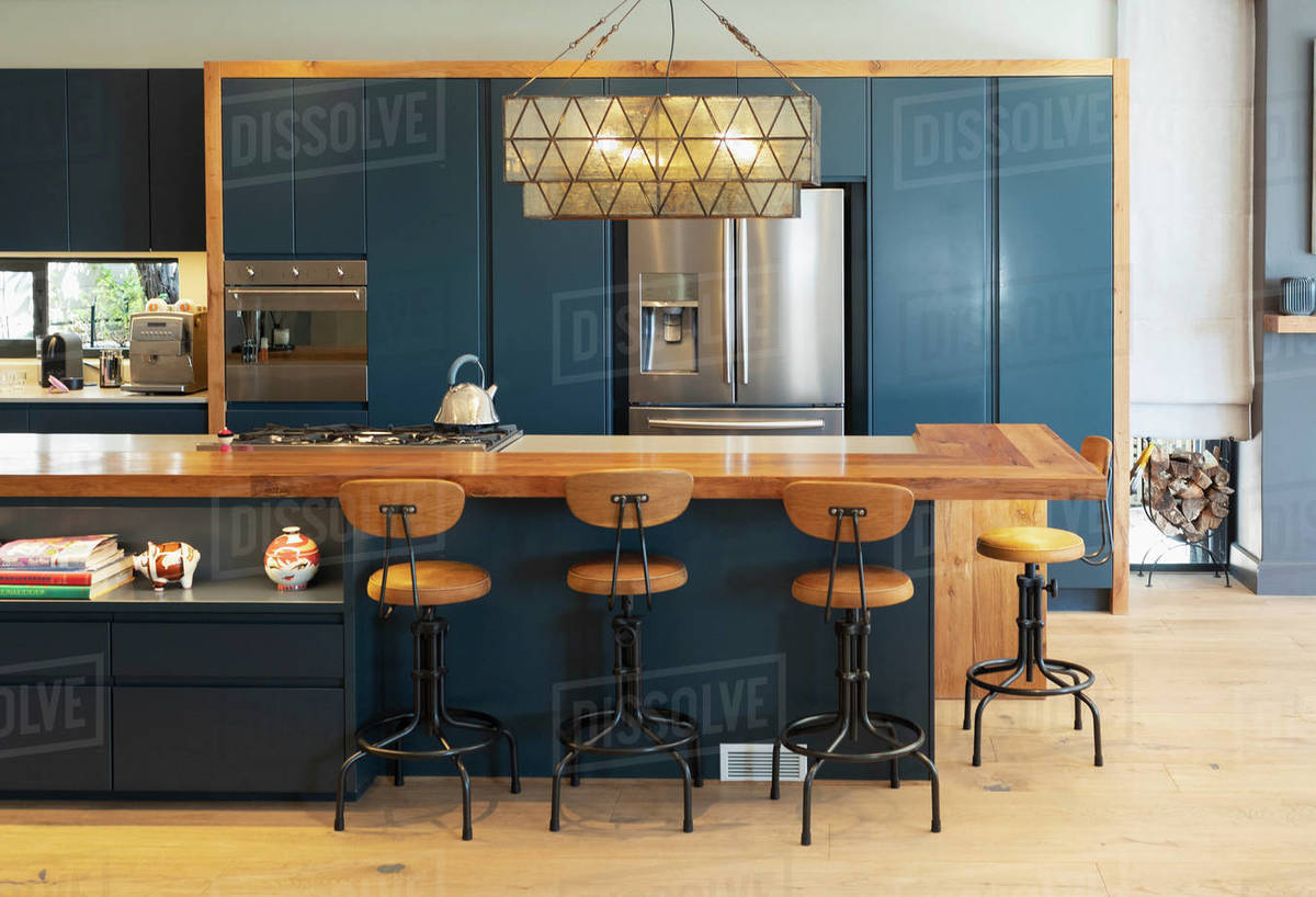 Modern home showcase interior kitchen - Royalty-free Stock Photo | Dissolve