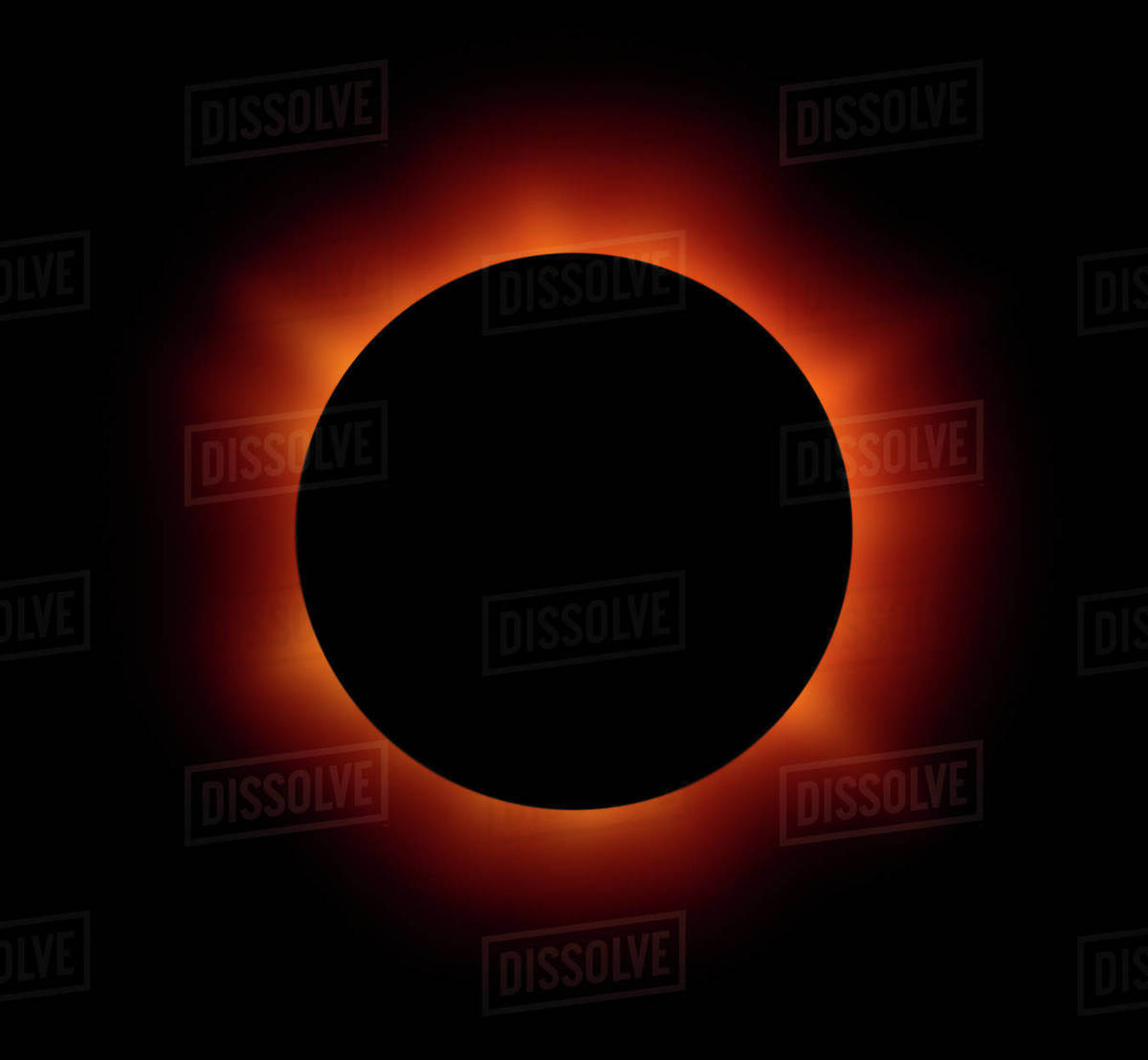 Solar eclipse - Royalty-free Stock Photo | Dissolve