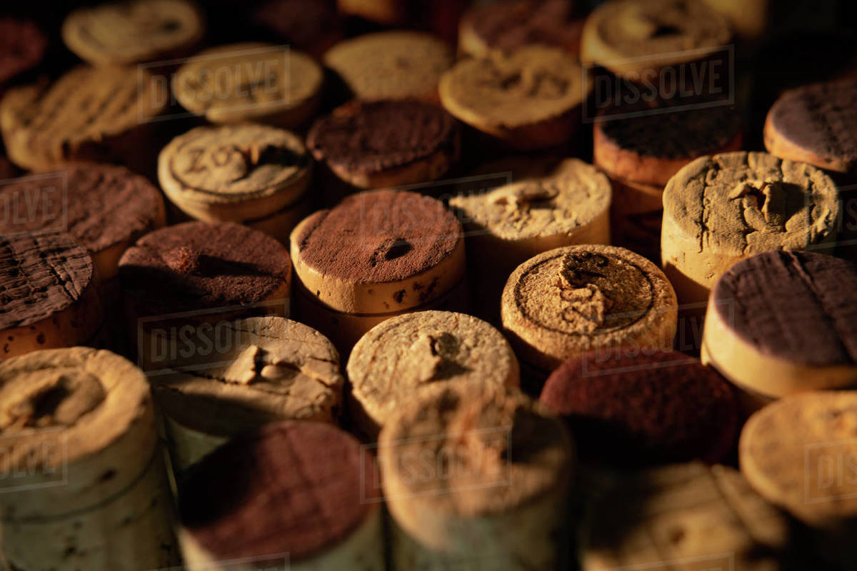 Collection of wine corks - Royalty-free Stock Photo | Dissolve