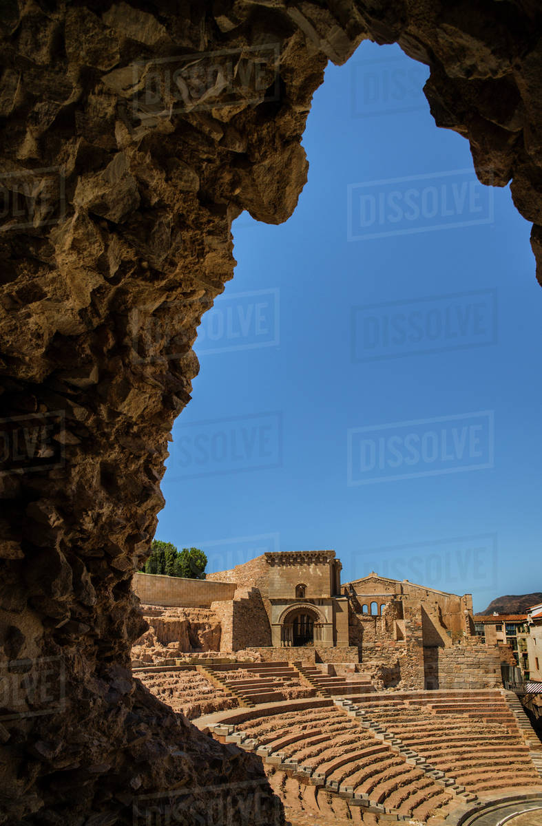 Ancient Roman amphitheater - Royalty-free Stock Photo | Dissolve