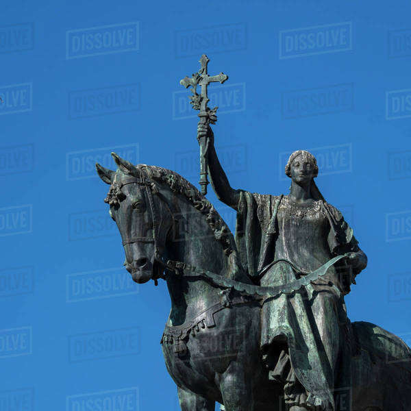 Statue on monument to Constitution of 1812 - Royalty-free Stock Photo ...