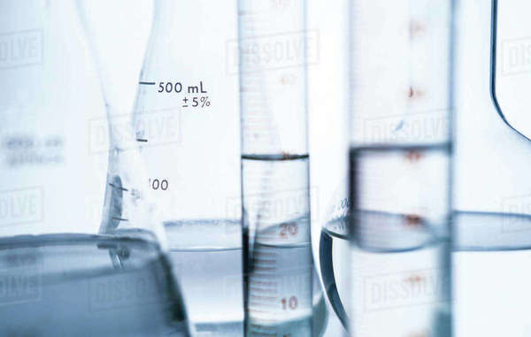 Water in beakers - Royalty-free Stock Photo | Dissolve