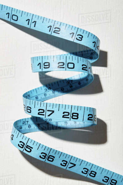 Blue measuring tape - Royalty-free Stock Photo | Dissolve