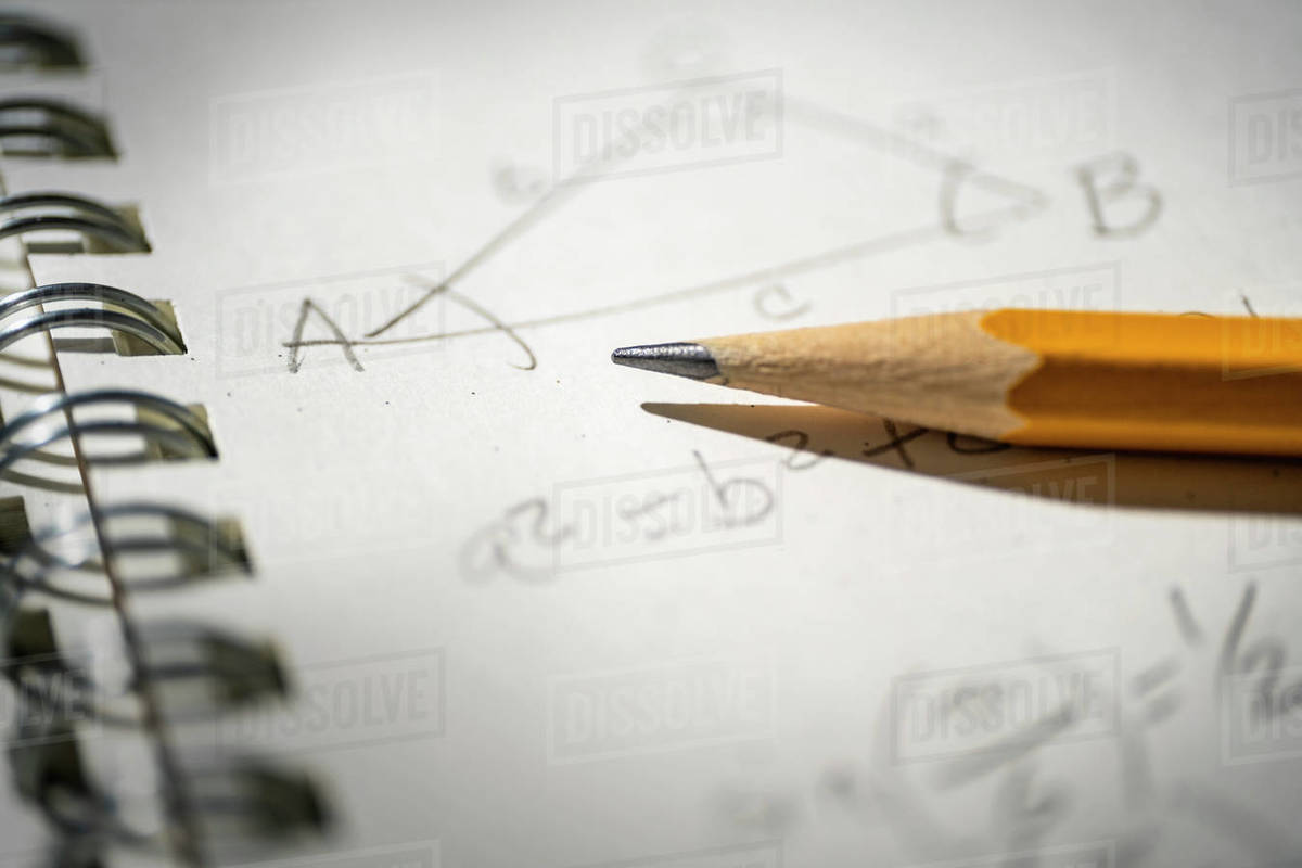 Maths student notes - Stock Photo - Dissolve