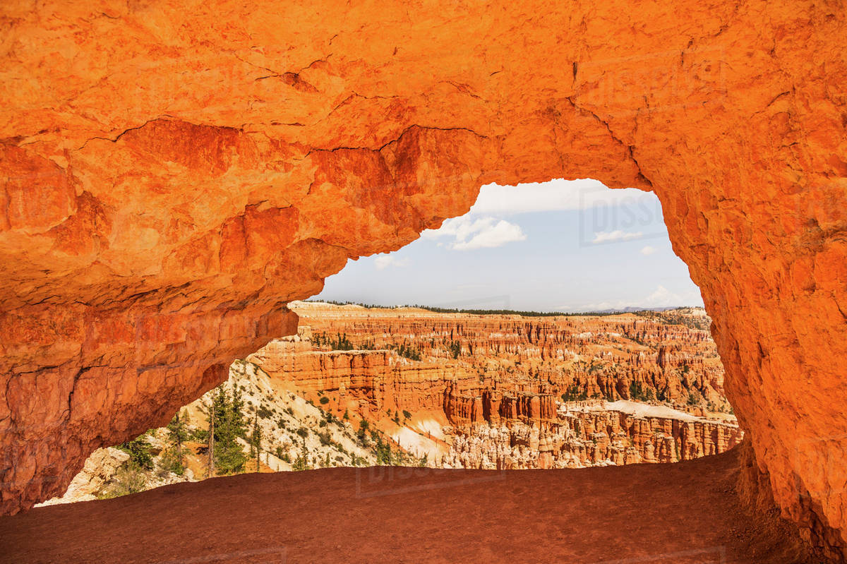 View of natural arch - Stock Photo - Dissolve
