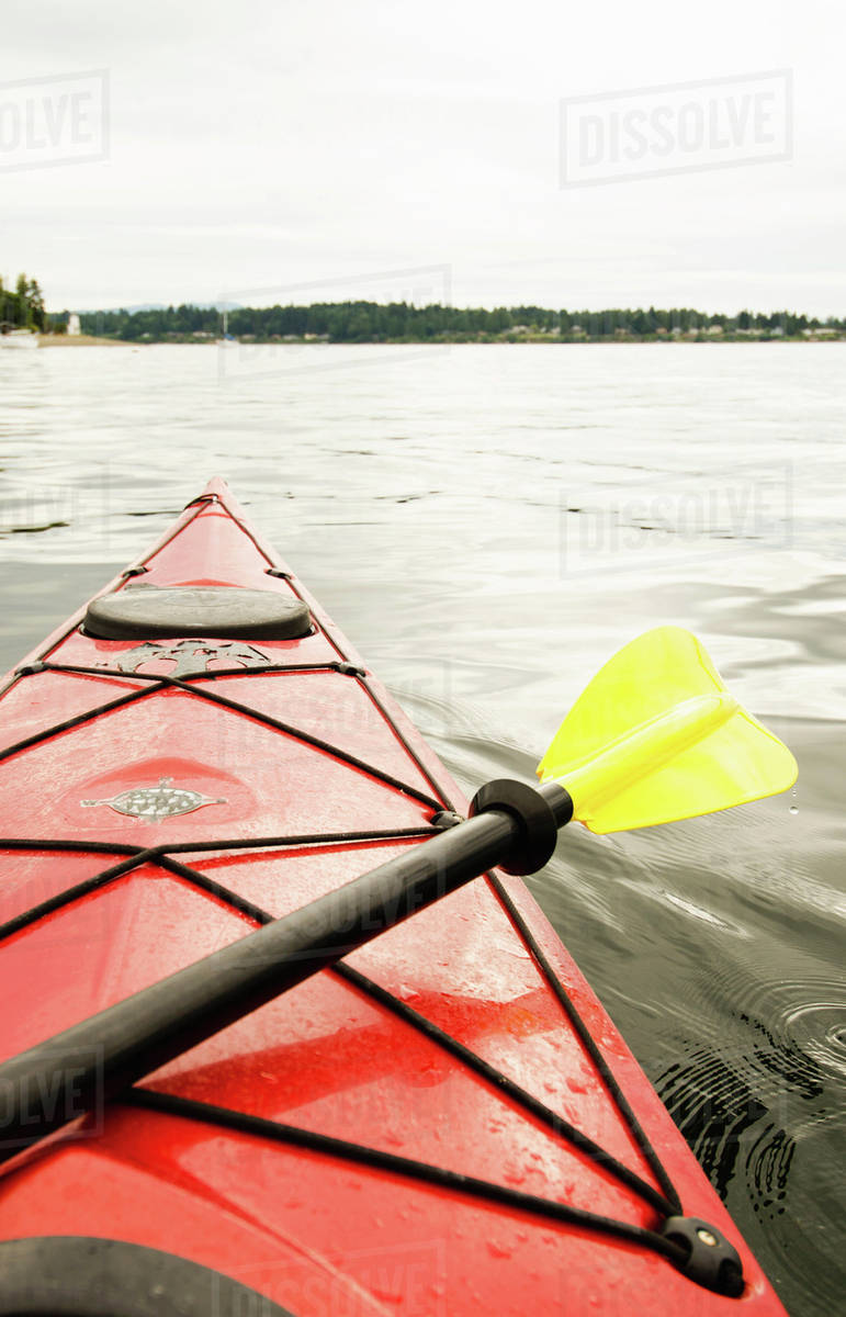 Kayaking on lake - Royalty-free Stock Photo | Dissolve