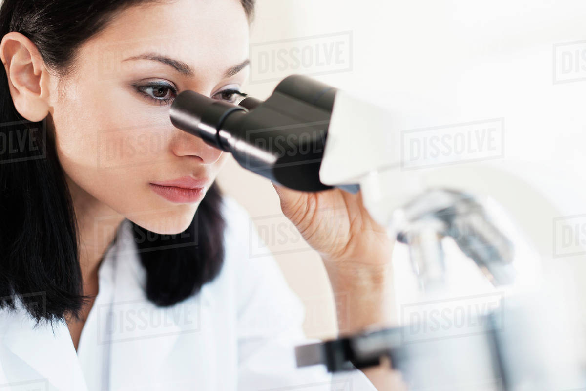 Woman doing laboratory research - Royalty-free Stock Photo | Dissolve