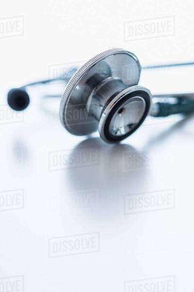 Studio shot of stethoscope - Stock Photo - Dissolve