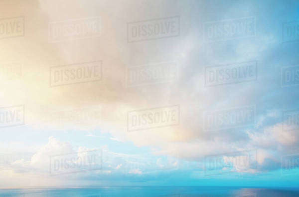 Evening sky after storm - Stock Photo - Dissolve