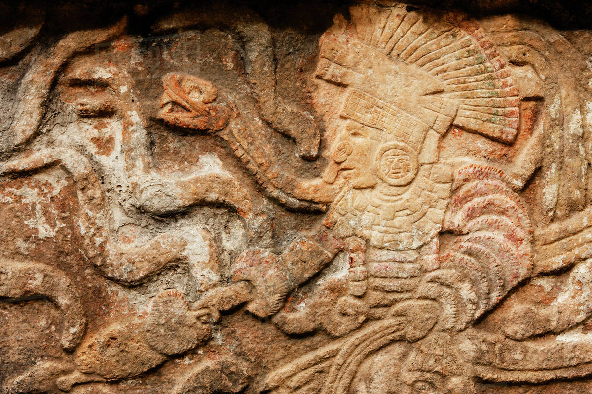 Mayan carvings - Royalty-free Stock Photo | Dissolve