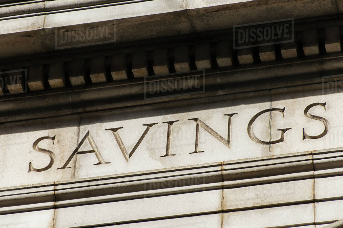 USA, New York City, Detail of bank building - Royalty-free Stock Photo ...