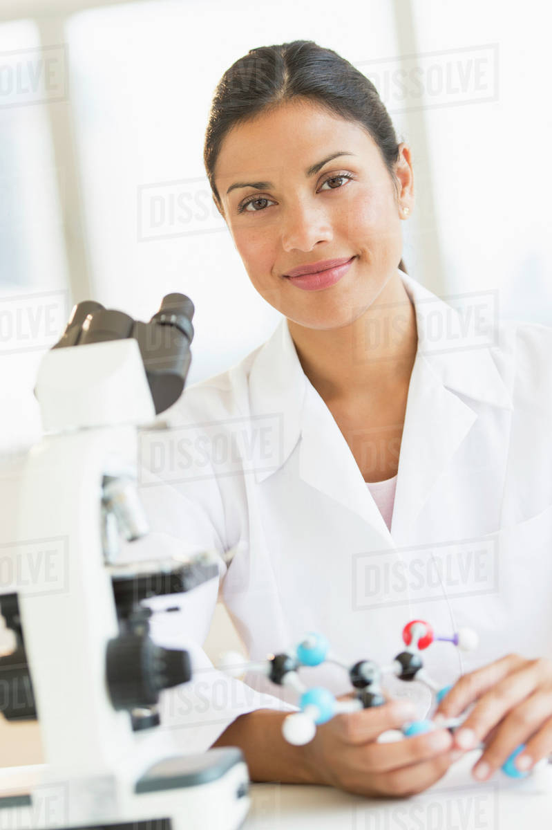 Female scientist, portrait - Royalty-free Stock Photo | Dissolve