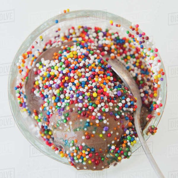 Studio shot of ice cream - Royalty-free Stock Photo | Dissolve