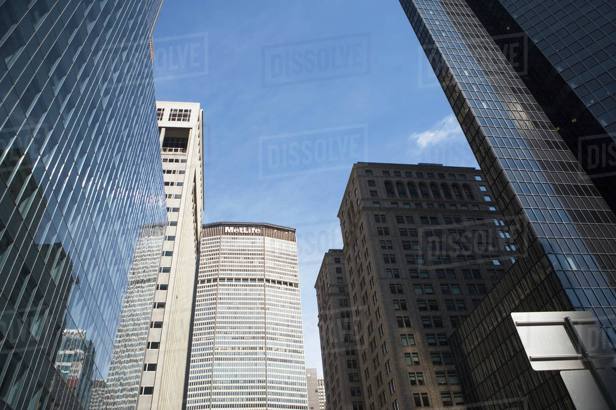 USA, New York State, New York City, Modern office buildings - Royalty ...