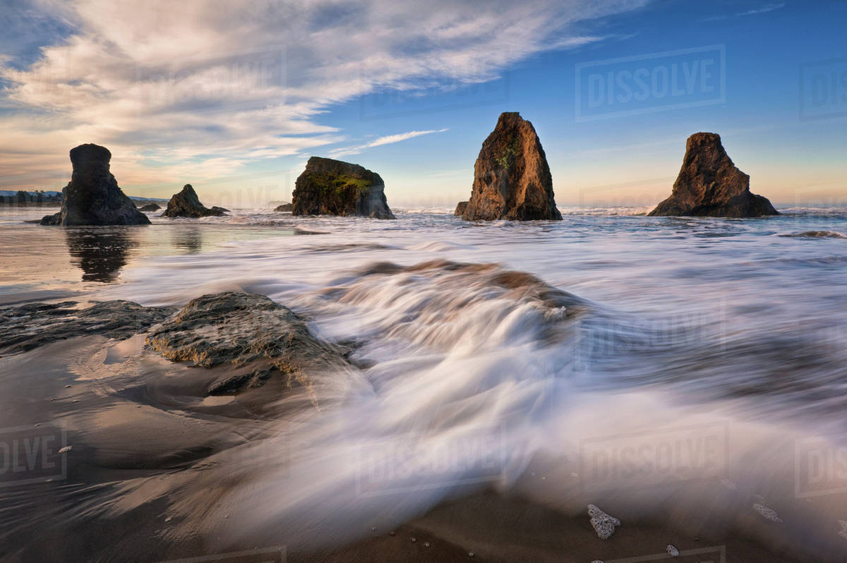 Bandon, Coastal view - Stock Photo - Dissolve