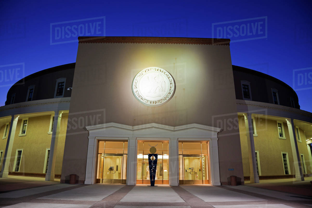 USA, New Mexico, Santa Fe, State Capitol Building - Royalty-free Stock ...