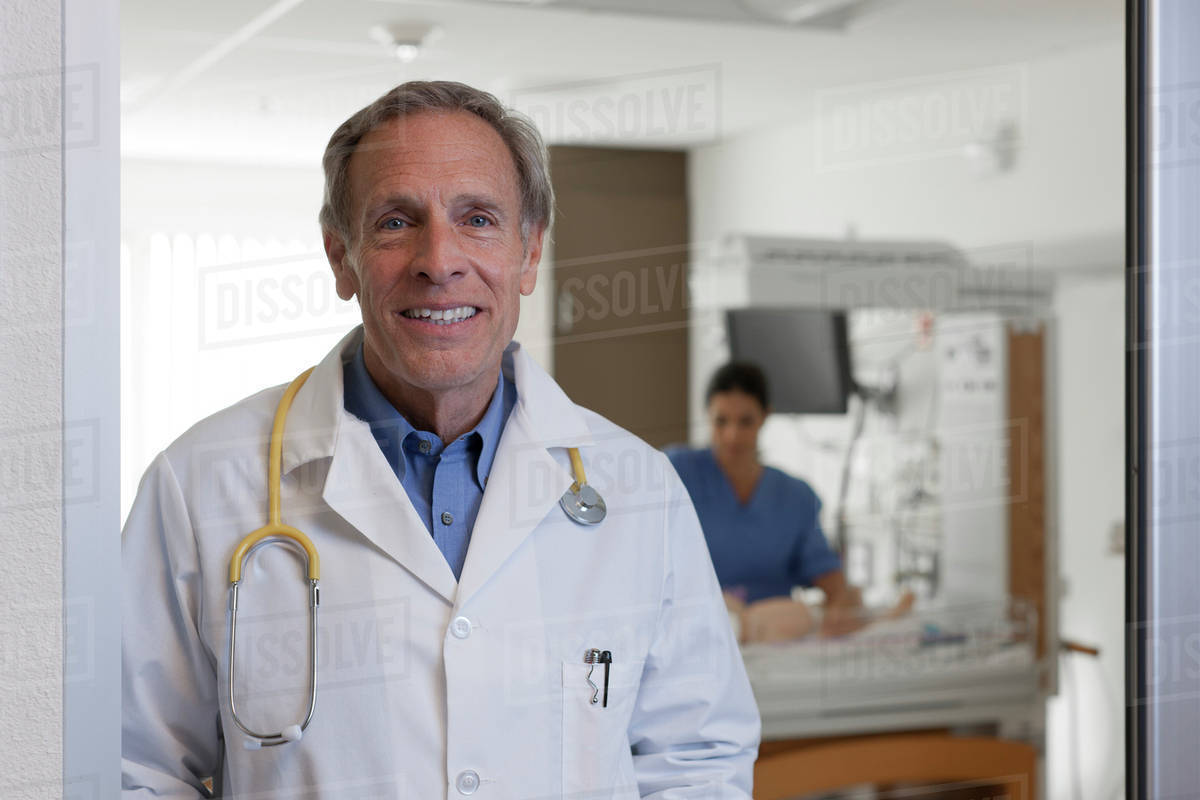 Portrait of male doctor - Royalty-free Stock Photo | Dissolve