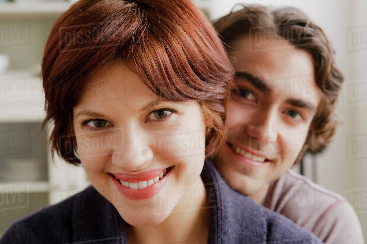 Portrait of smiling couple - Royalty-free Stock Photo | Dissolve