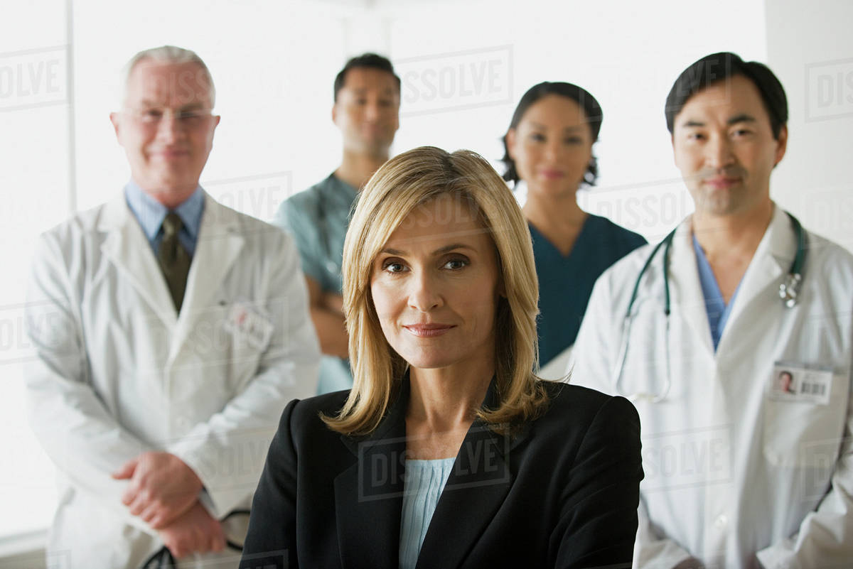 Portrait of doctors - Royalty-free Stock Photo | Dissolve