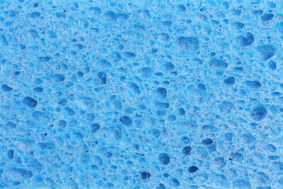Close-up texture of sponge - Stock Photo - Dissolve
