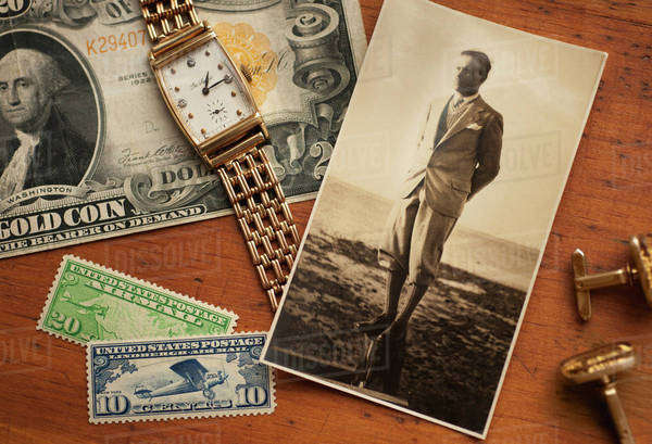 Studio shot of vintage collectibles - Royalty-free Stock Photo | Dissolve