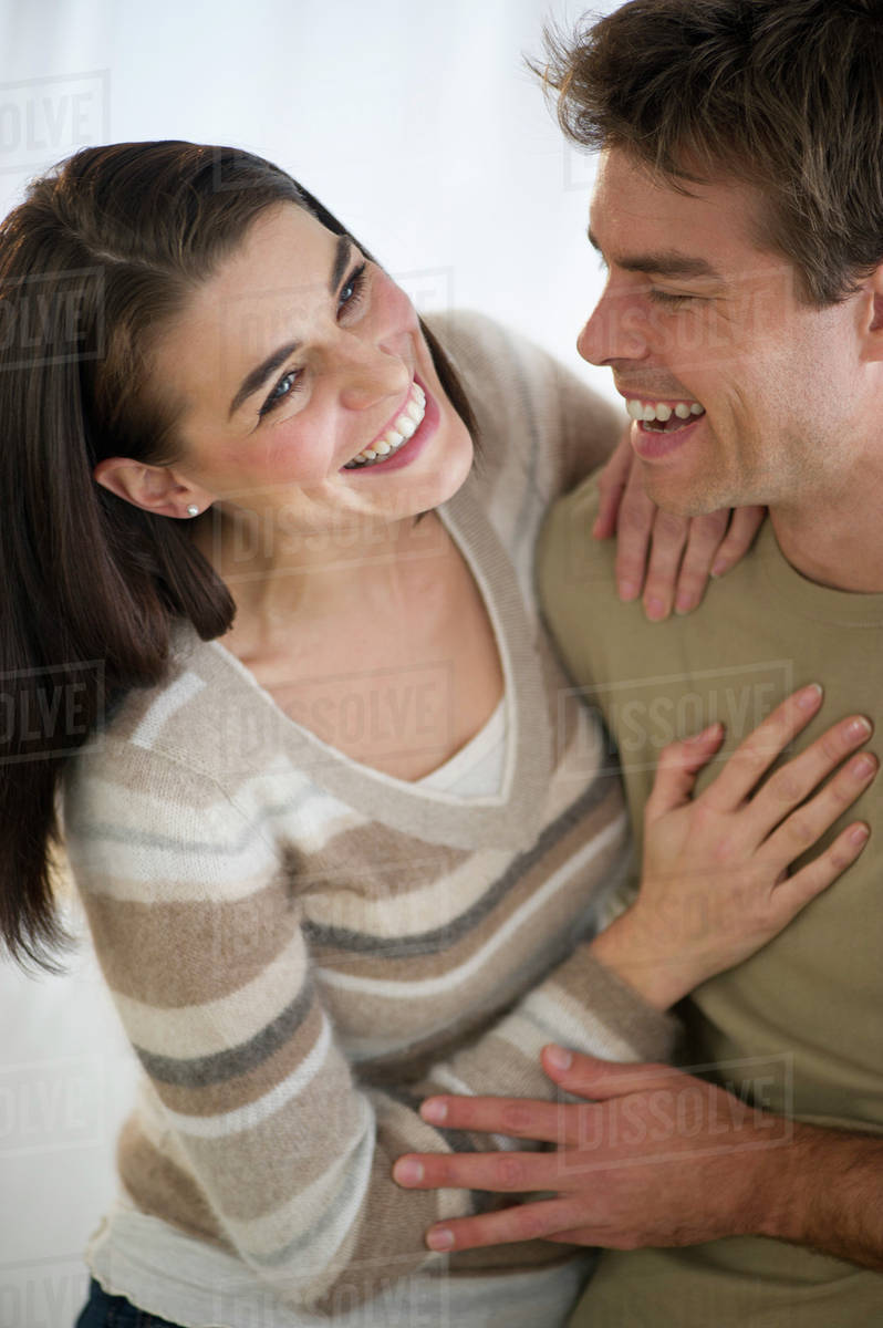 Portrait of happy couple - Stock Photo - Dissolve