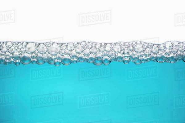Close up of soap bubbles on water surface - Royalty-free Stock Photo ...