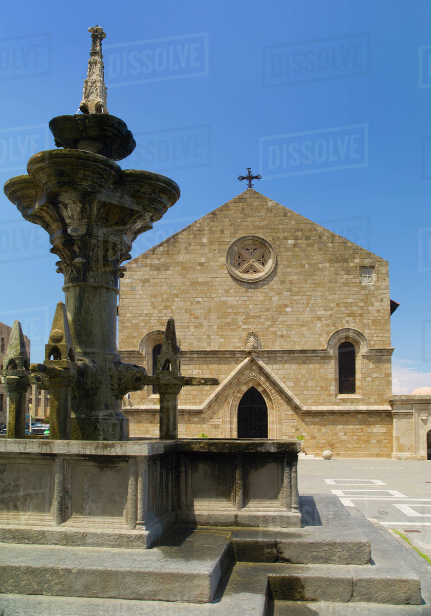 Greece, Rhodes, Church of the Annunciation - Royalty-free Stock Photo ...