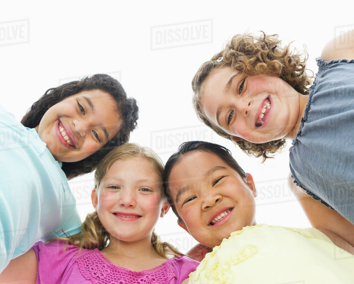Portrait of girls (6-9) - Stock Photo - Dissolve