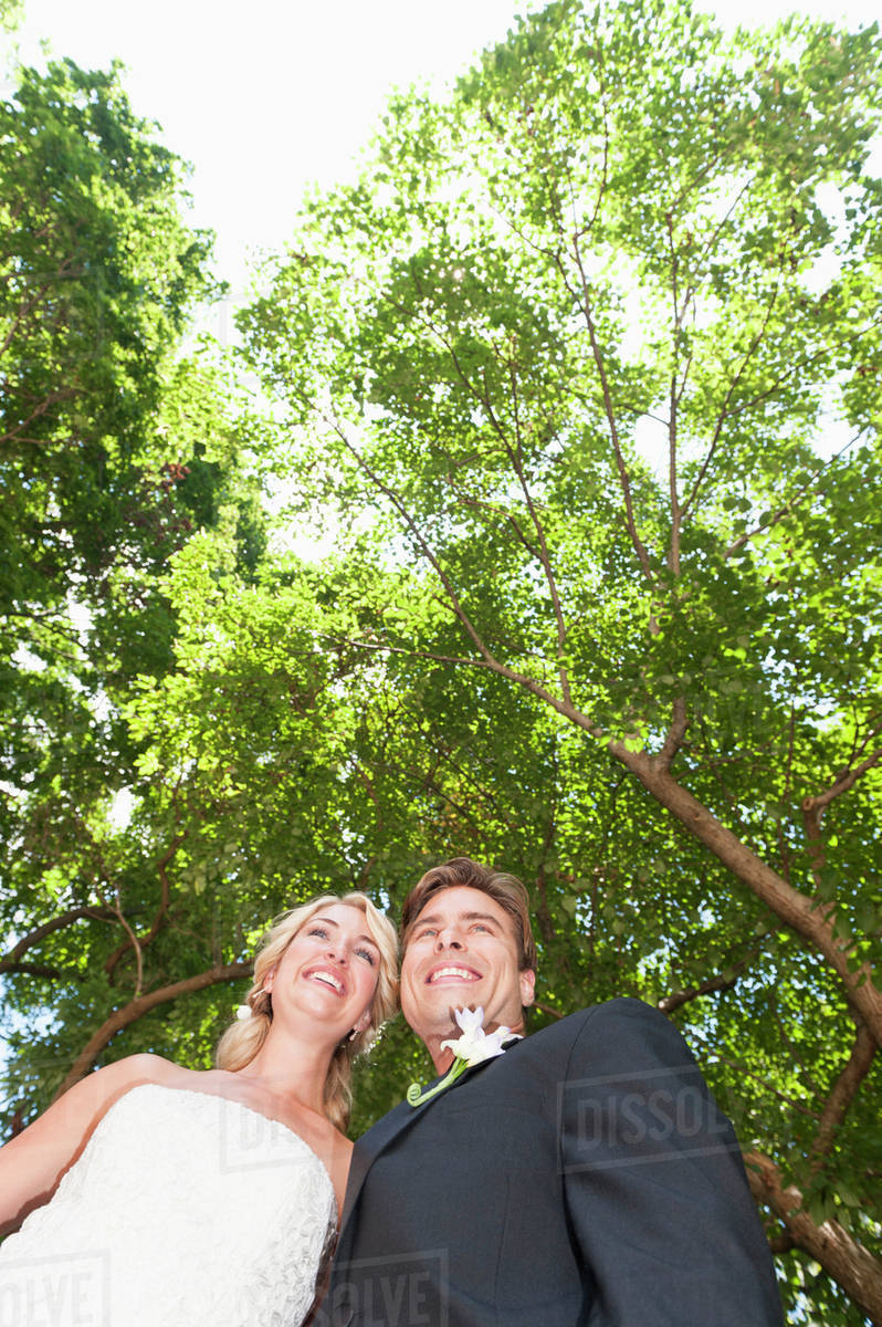Portrait of newly wed couple - Royalty-free Stock Photo | Dissolve