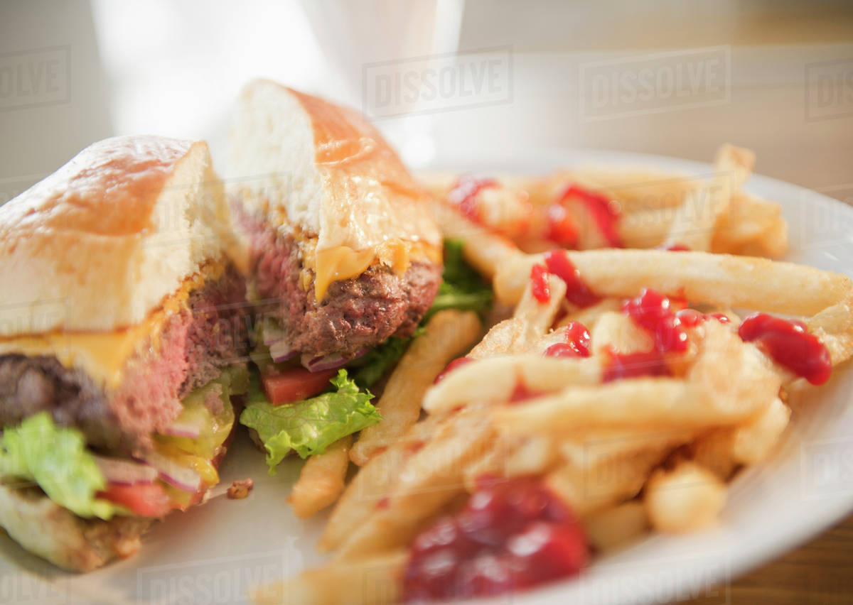 Close up of fast food - Royalty-free Stock Photo | Dissolve