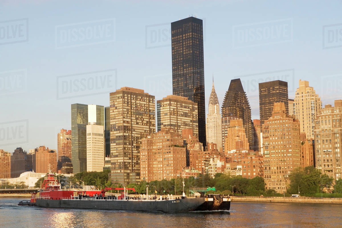 USA, New York State, New York City, Manhattan, Skyscrapers of Manhattan ...
