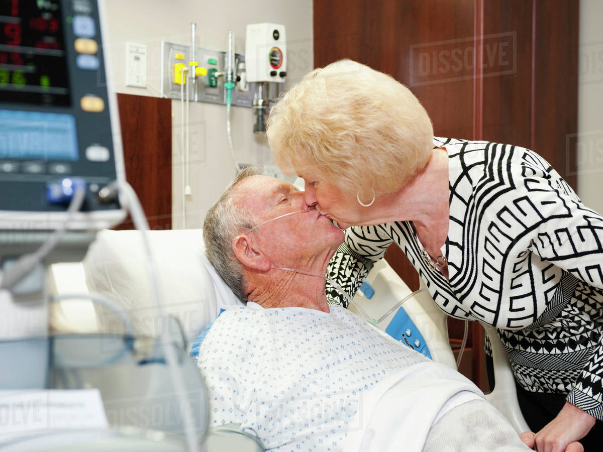 Senior people in hospital - Royalty-free Stock Photo | Dissolve