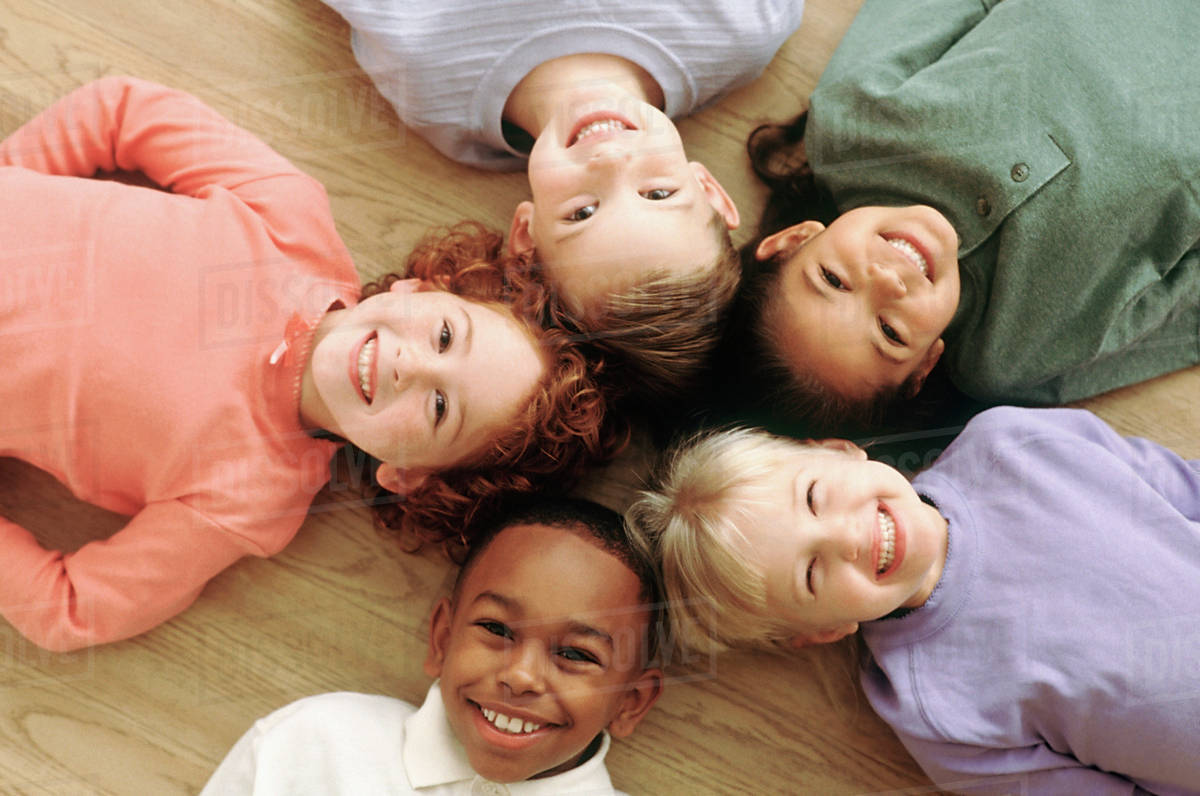 Circle of Children - Royalty-free Stock Photo | Dissolve