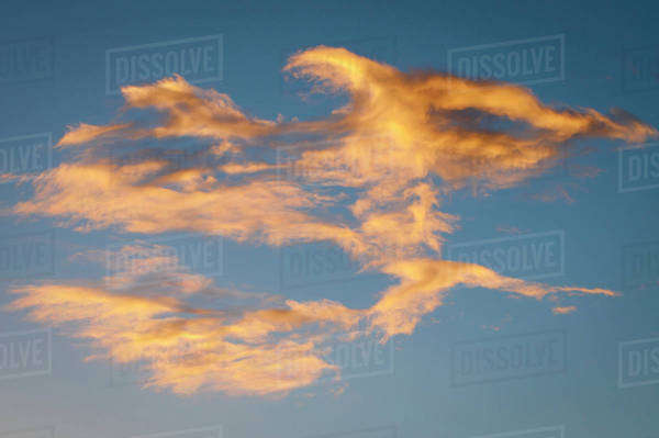 USA, Oregon, Cloud on blue sky - Royalty-free Stock Photo | Dissolve