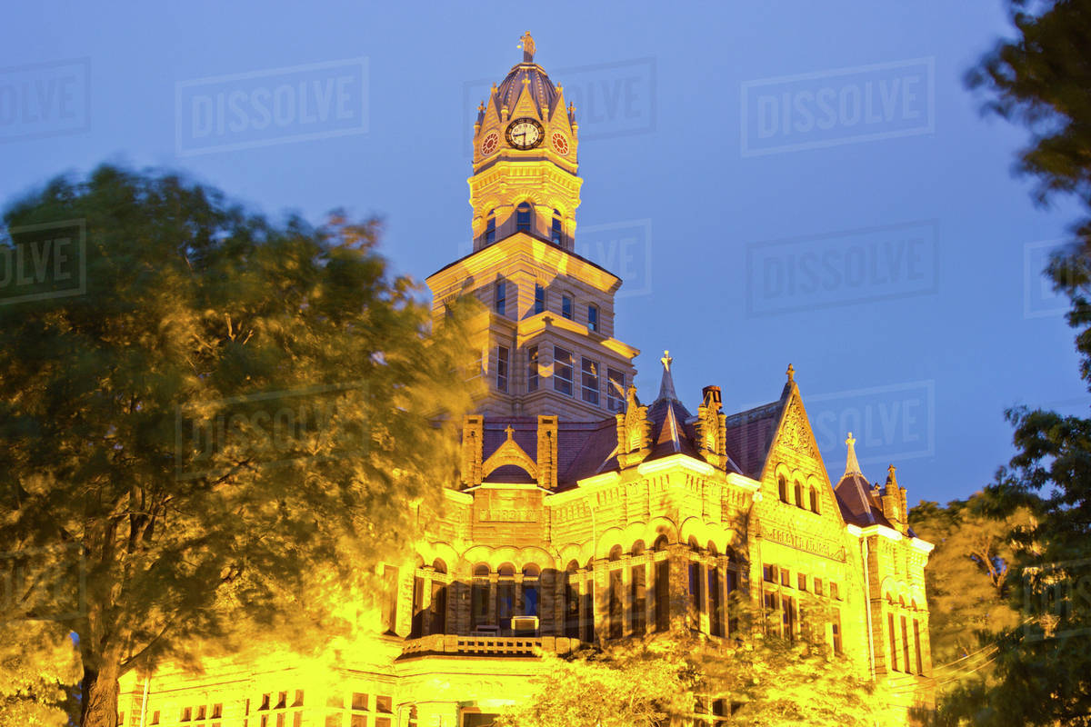 USA, Illinois, Paris, Historic courthouse - Royalty-free Stock Photo ...
