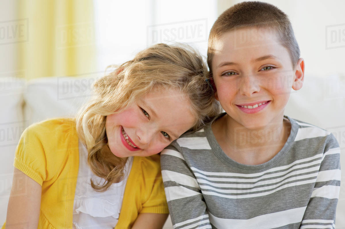 Portrait of siblings - Royalty-free Stock Photo | Dissolve