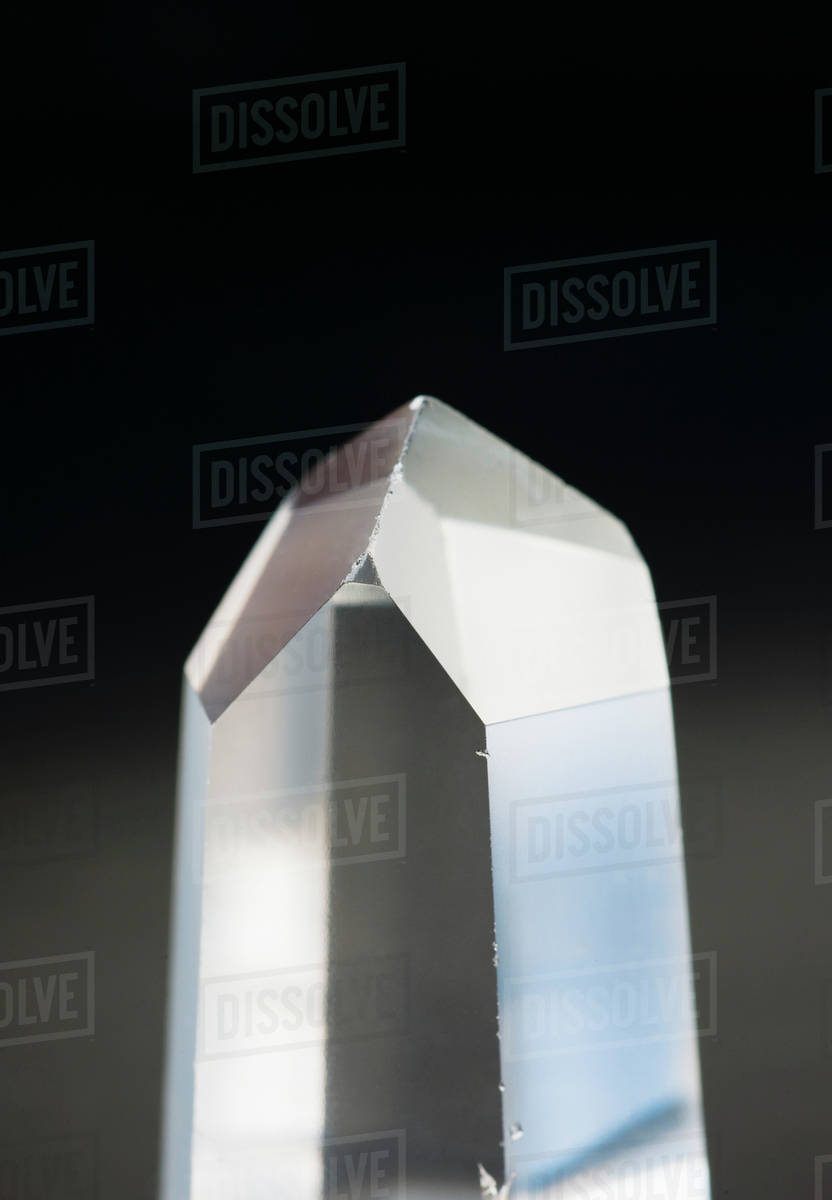 A pure quartz crystal - Stock Photo - Dissolve