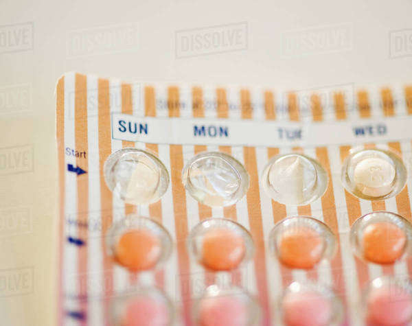 Birth control pills - Royalty-free Stock Photo | Dissolve