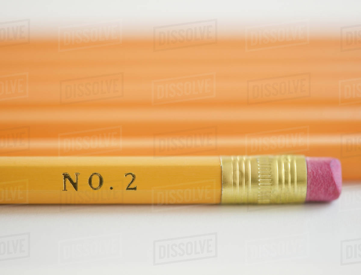Pencil with number - Stock Photo - Dissolve
