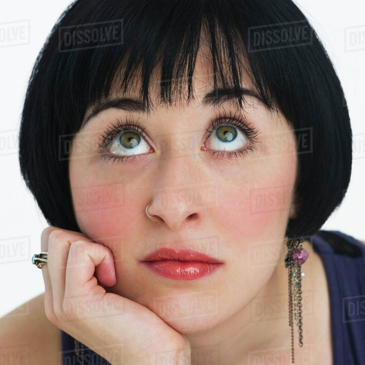 Bored woman - Royalty-free Stock Photo | Dissolve