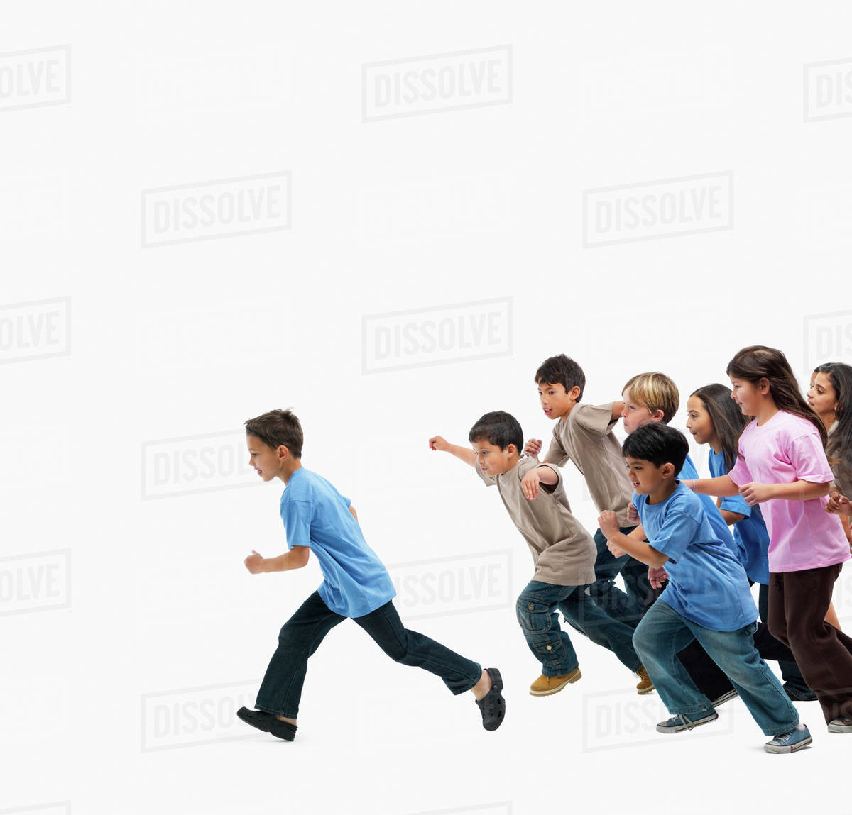 Children running - Stock Photo - Dissolve