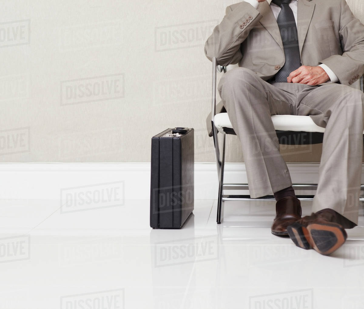 Businessman waiting - Stock Photo - Dissolve