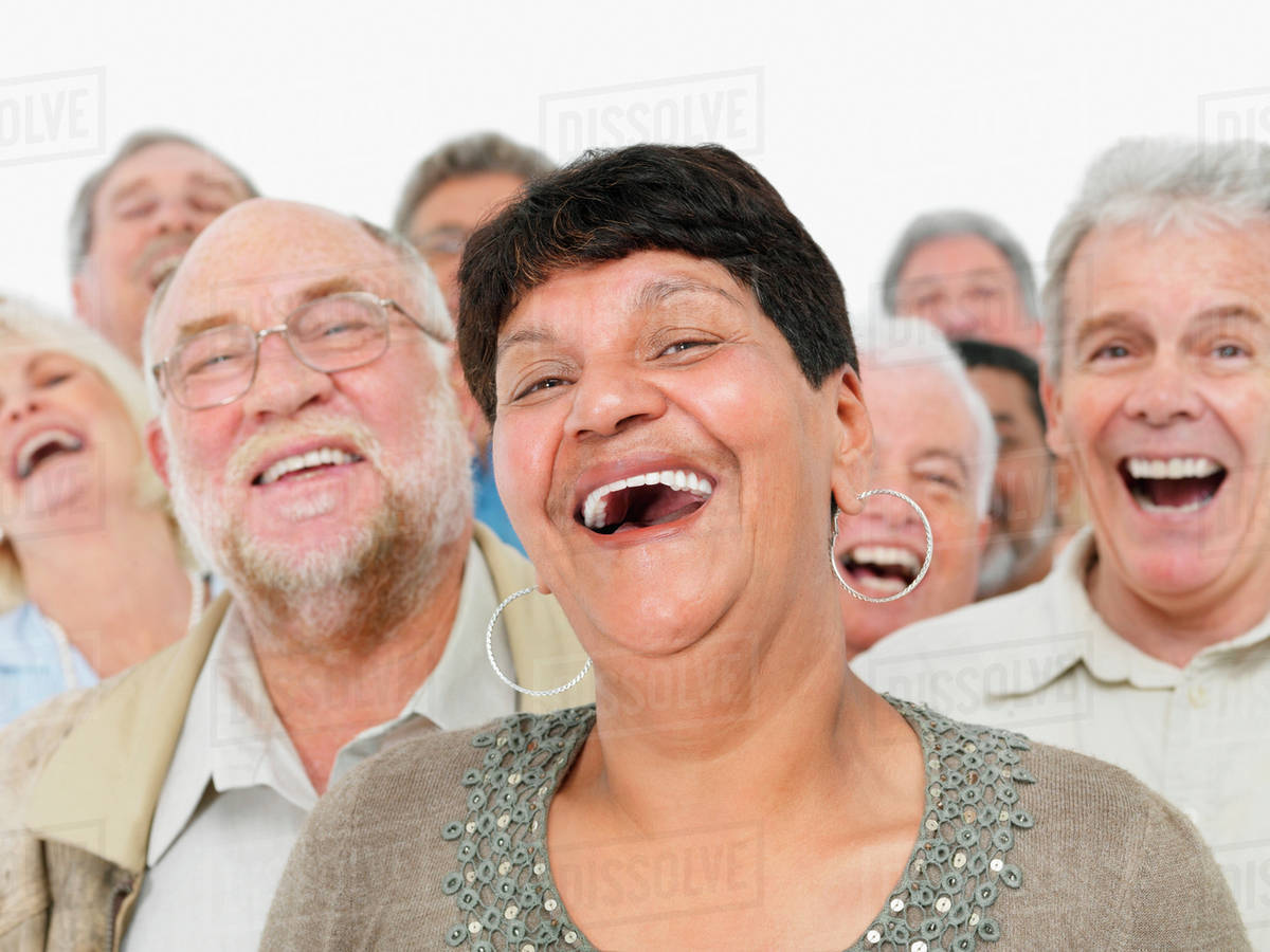 A group of laughing people - Royalty-free Stock Photo | Dissolve