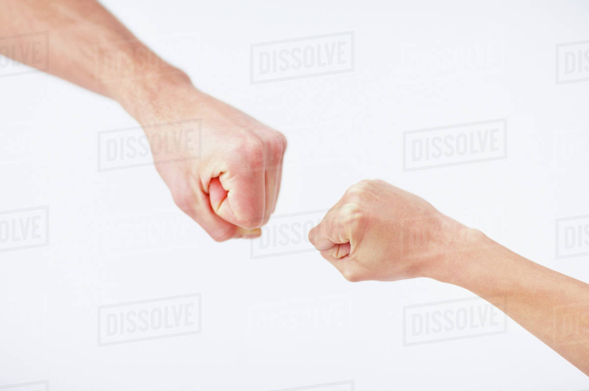 Hands in a fist - Royalty-free Stock Photo | Dissolve