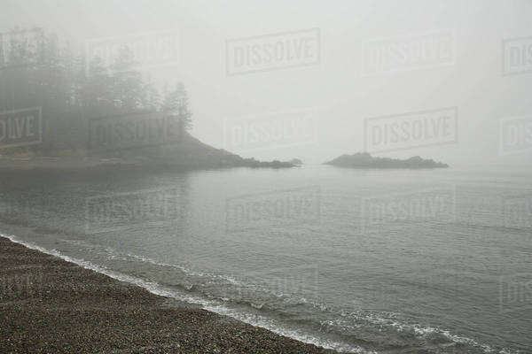 Foggy coast - Royalty-free Stock Photo | Dissolve