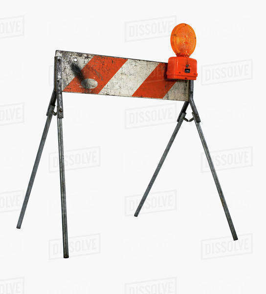 Construction barricade - Royalty-free Stock Photo | Dissolve