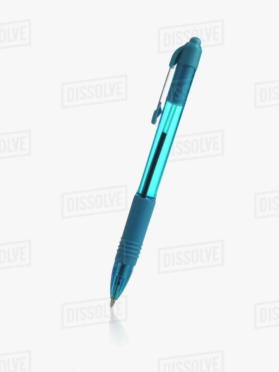 Blue pen - Stock Photo - Dissolve