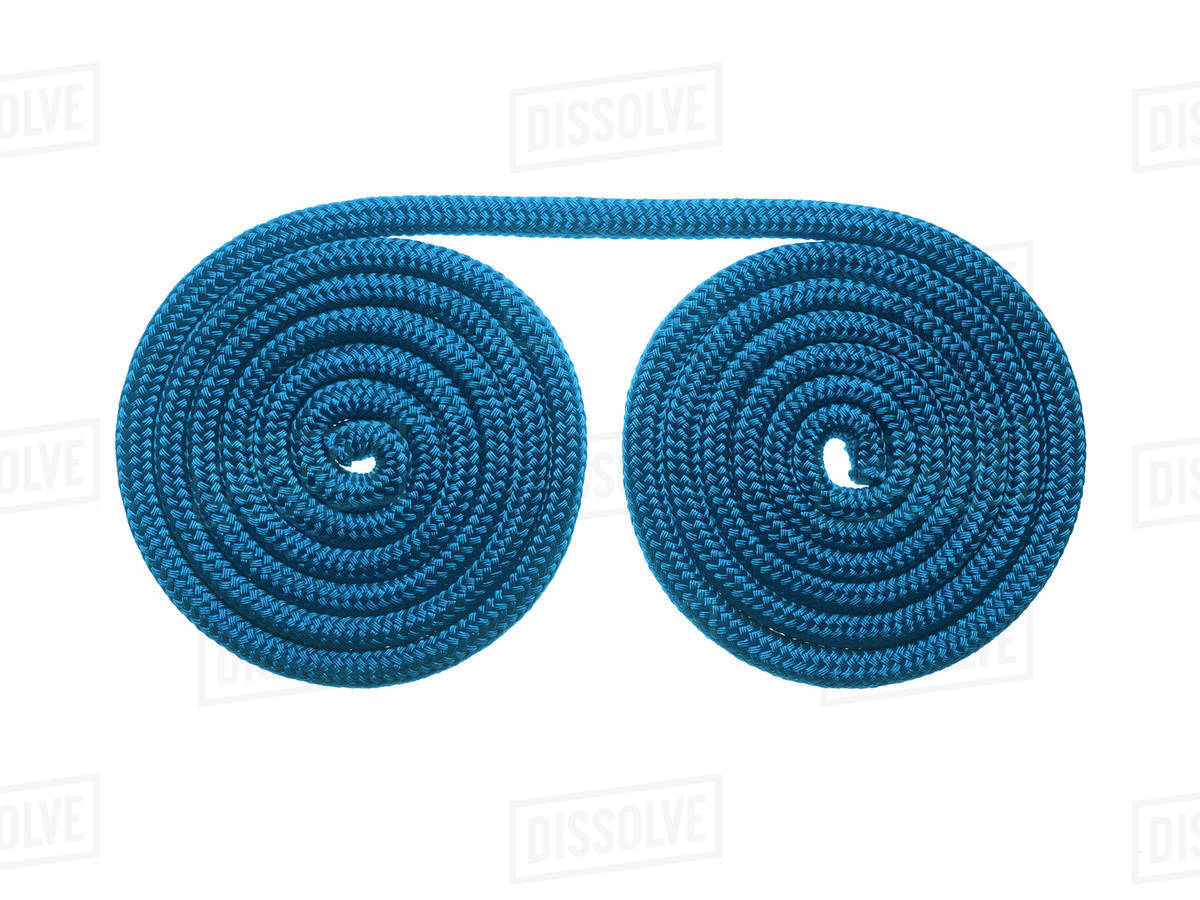 Blue rope - Royalty-free Stock Photo | Dissolve